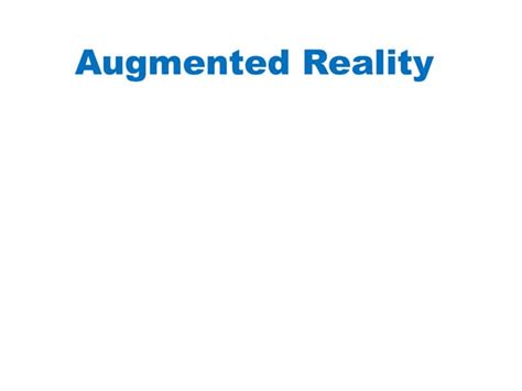 Augmented Realitypptx