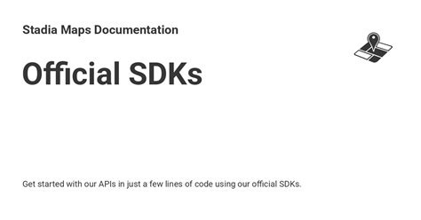 Official Sdks Stadia Maps Documentation