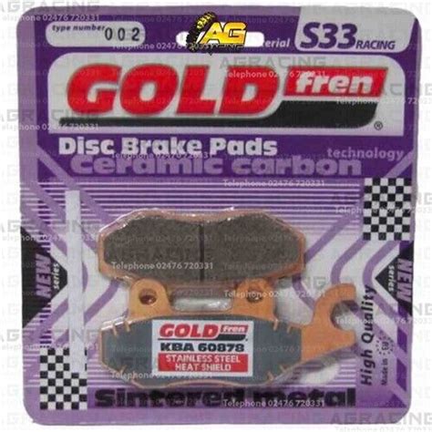 Goldfren S33 Ceramic Carbon Front Right Brake Pads For Yamaha Yfz 450