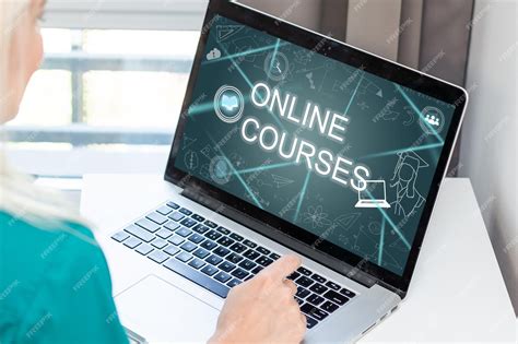 Premium Photo Online Course E Learning Online Education