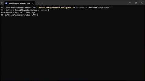 Osconfig Security Settings For Windows Server