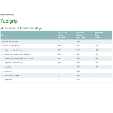 Tubigrip® Pull On Elastic Tubular Support Bandage 10 Meter Size G 14