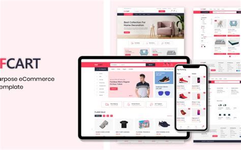 Rafcart Multipurpose Ecommerce Tailwind Html Template Powerpoint