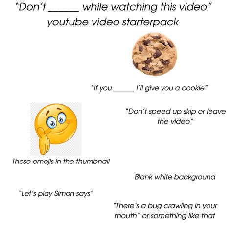 Dont While Watching This Video” Youtube Video Starterpack R
