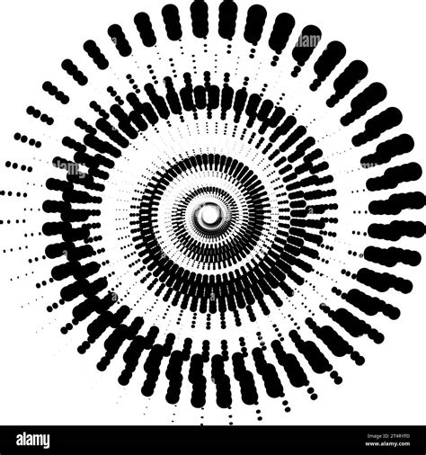 Spiral Dynamic Abstract Logo Spinning Circle Shape Vector Illustration Stock Vector Image