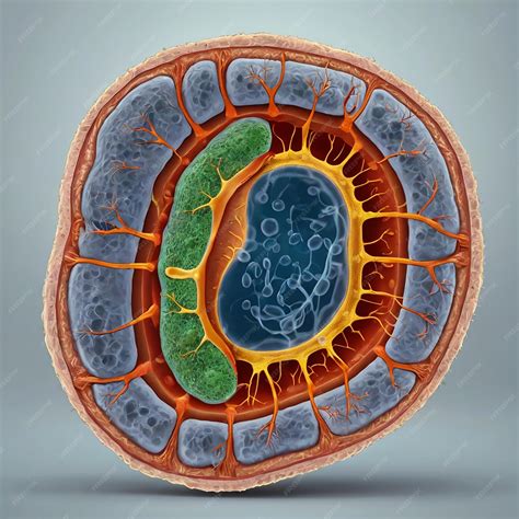 Plant Cell Anatomy Diagram Structure With All Part Nucleus Smooth Rough Endoplasmic Reticulum