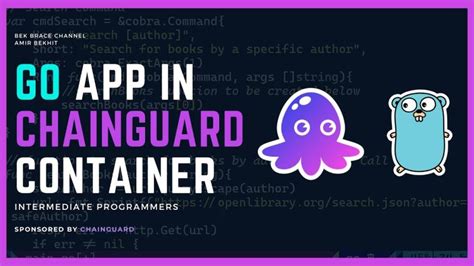 Amir Bekhit On Linkedin Code And Containerize Go Cli App With Chainguard