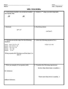 Solving Equations Review By Ms Ferrante TPT