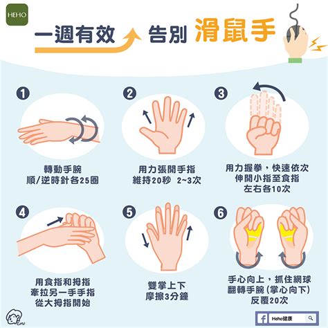 手腕操促循環，滑鼠手不要來 Heho健康