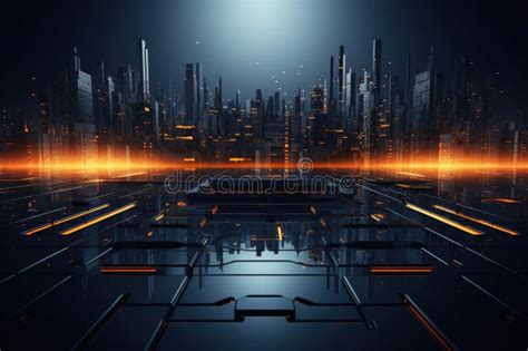 Cloud Computing Transfer Big Data On Internet Futuristic Digital Technology Stock Image Image