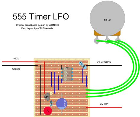 a simple lfo vero layout based on a design by u d10d3 synthdiy