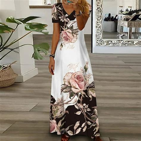 Whlbf Hot Pink Dress For Women Plus Sizewomens Spring And Summer
