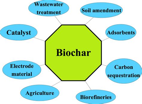 A Schematic Illustration Of Various Applications Of Biochar Download Scientific Diagram