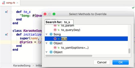Generate Code Rubymine Documentation