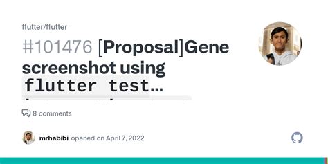 Proposal Generate Screenshot Using Flutter Test Integration Test