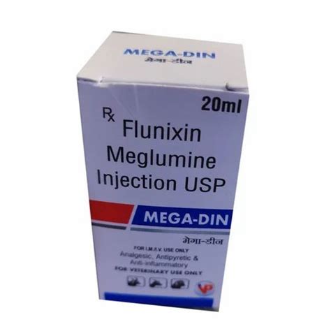 Mega Din Flunixin Meglumine Usp Veterinary Injection At ₹ 180 In Sas Nagar