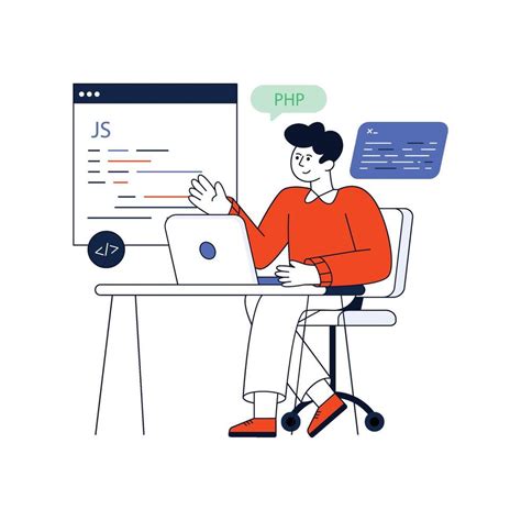 Web Coding Flat Style Design Illustration Stock Illustration 55163344 Vector Art At Vecteezy