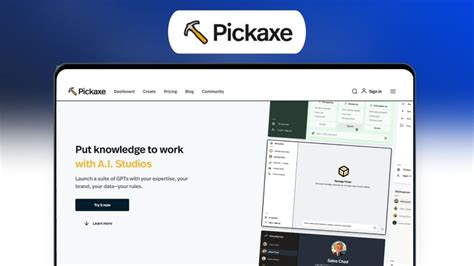Pickaxe Lifetime Deal 🚀 Build And Monetize Ai Tools Easily