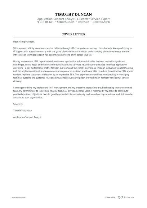 5 Professional Mba Cover Letter Examples And Template For 2025 Enhancv