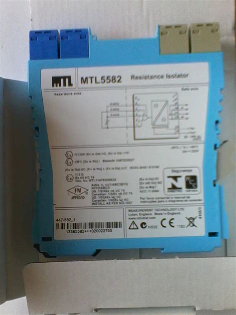 Mtl5582b Mtl Instruments Proximity Detector Interface Slideway Safety Barriers