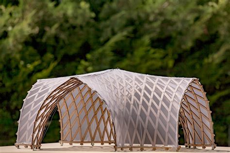 Modular Deployable Timber Gridshell On Behance