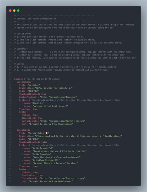 Embed Builder Plex Addon Plex Development