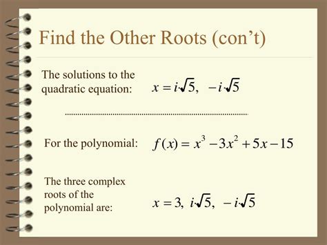 PPT Roots Zeros Of Polynomials III PowerPoint Presentation ID 1287295