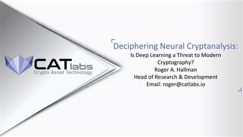 pdf deciphering neural cryptanalysis is deep learning a threat to modern cryptography