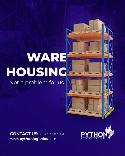 Logistics Storagesolutions Python Python Logistics