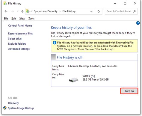 How To Enable Or Disable File History In Windows Look Here MiniTool