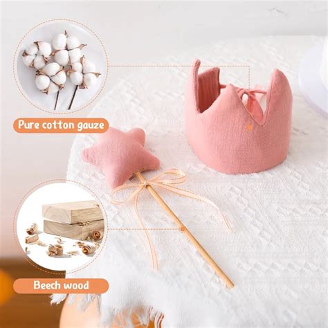 아기 생일 파티 모자 세트 크라운 머리띠 마술 지팡이 장난감 배너 케이크 생일 어린이 파티 사진 소품 1 6 년 선물 아기 기념품