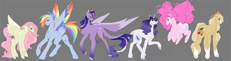 Mlp Redesigns By Thegoogs On Deviantart