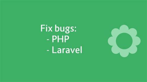 Do Fix Bugs Php Laravel By Nazarpatrylo Fiverr