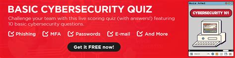 5 Great Cybersecurity Quizzes With Answers To Engage Employees Aware Force