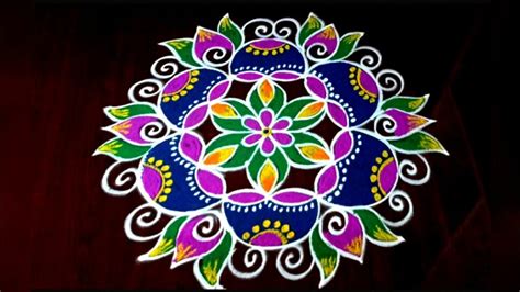 கார்த்திகை தீபம் கோலம் Karthigai Deepam Kolam