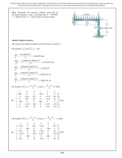 Solution Theory Of Structures Structural Analysis 8th Edition Hibbeler Problems And