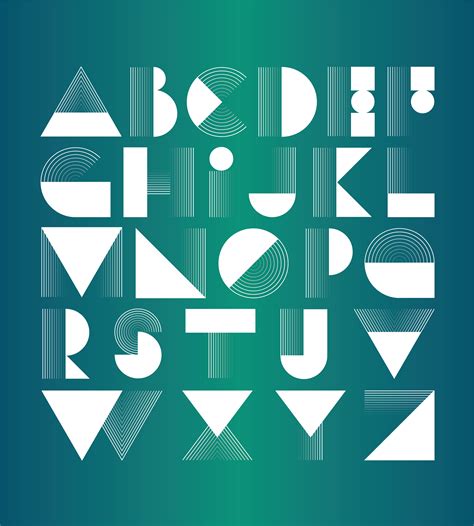 Geometric Font