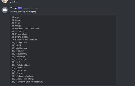github soaza trivae a discord trivia bot created to test various