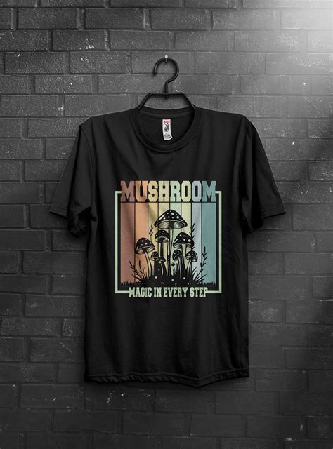Mushroom T Shirt Design Behance