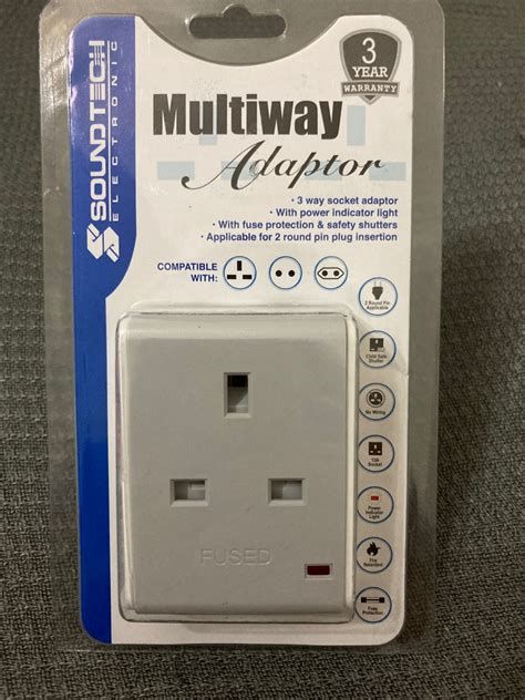 Multi Way Adaptor TV Home Appliances Electrical Adaptors Sockets On Carousell
