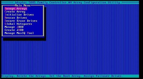 Adaptec 5805 Raid Array Configuration Guide Techmikeny