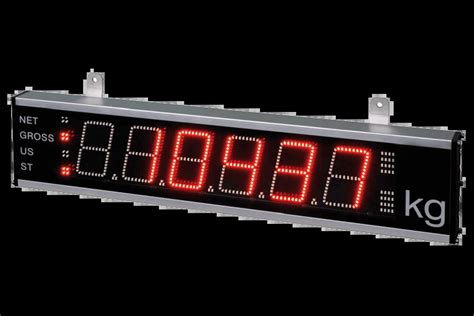 L RIP6100IP65 Six Digit Remote Display Octogon