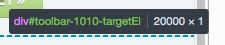 Javascript Extjs Inline Width Causing A Width Bug In Firefox Stack