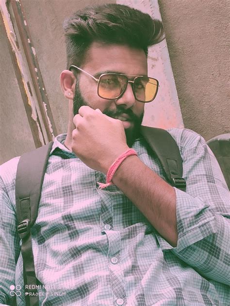 Pradeep Shekhawat Always Smile Rayban Wayfarer Style