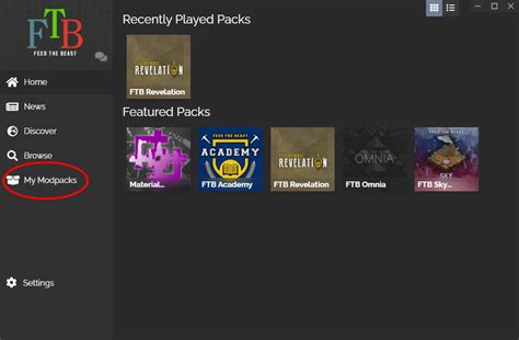 How To Locate Your Minecraft Modpack Folder On Ftb Launcher Shockbyte
