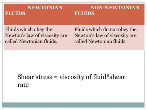 What Are The Differences Between Newtonian And Non Newtonian