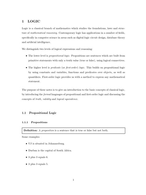 Logic Notes Mat2eb1 Pdf Logic If And Only If