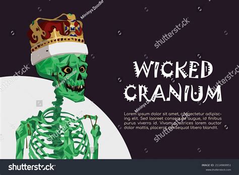 Wicked Cranium Character Nft Web Banner Stock Vector Royalty Free 2114969951 Shutterstock