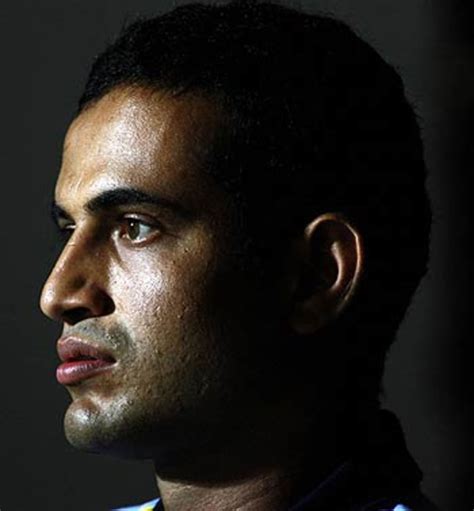 A Worried Irfan Pathan Looks On