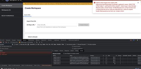 Plugin Registry Increase The Size Of The Request Header Allowed From The Client To KB